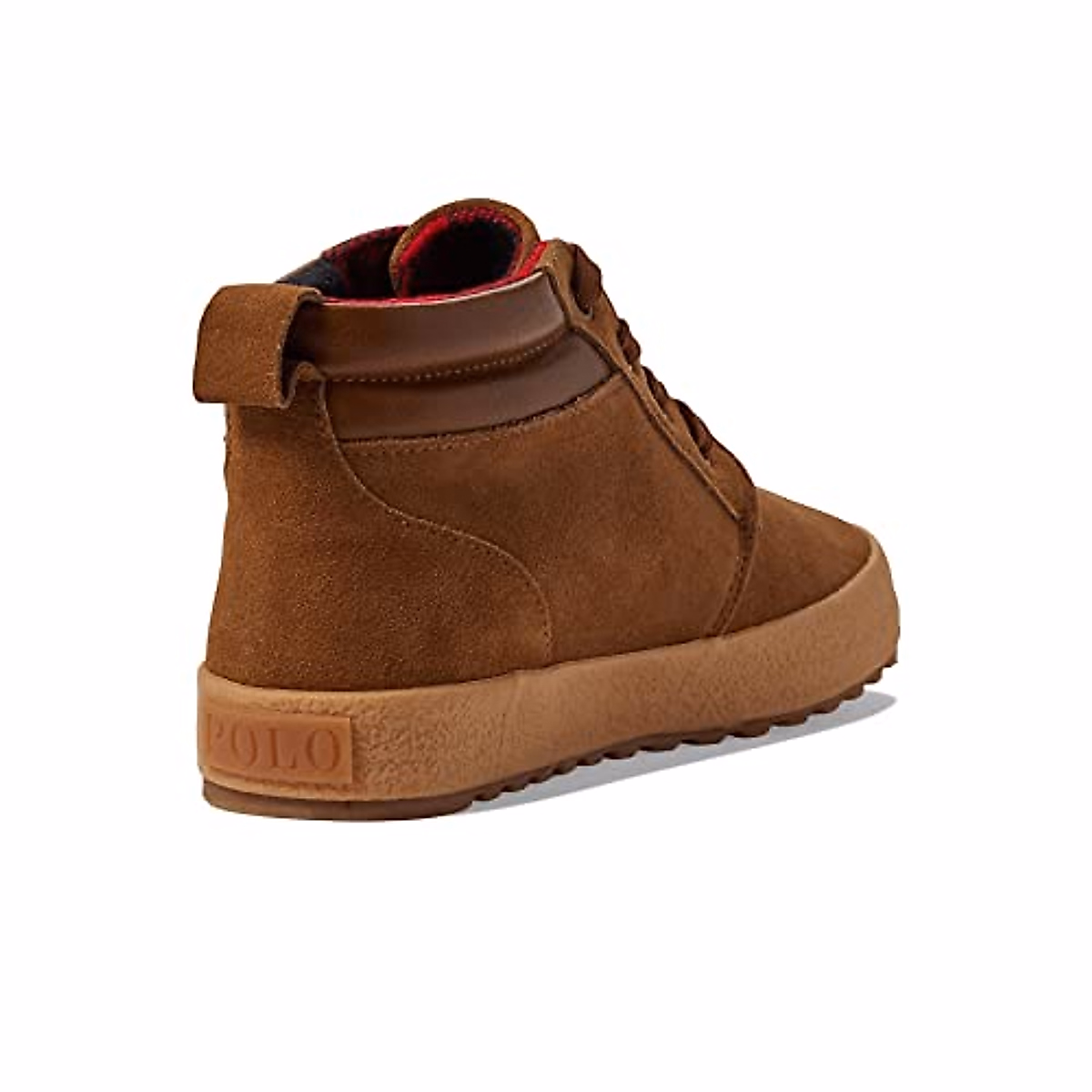 POLO RALPH LAUREN Boy's Camdyn (Little Kid) Snuff Suede/Tan Burnished 2 Little Kid M