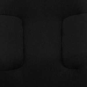 Flash Furniture Mid-Back Black Fabric Executive Swivel Office Chair with Nylon Arms