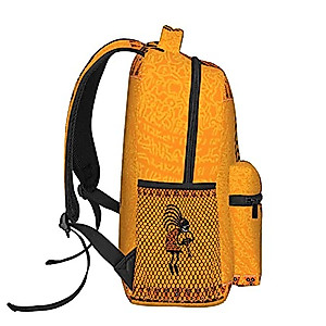 DAHALLAR Backpack Retro Southwestern Native American Indian Tribal Cultural Art Print Bookbags Highschool College Laptop Bag Casual Travel Daypack Hiking Camping
