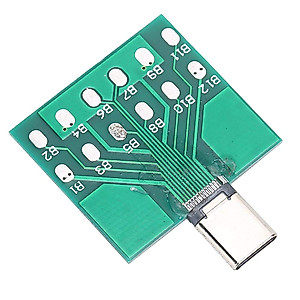 Zopsc 2pcs 5-Pin Test Repair Tools USB Dock Test Board Battery Power Charging Port Easy for Android Type-C Phone(#1)