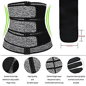 coastal rose Body Shaper for Women Tummy Control Corset Waist Trainer Postpartum Belly Wrap Hourglass Body Shaper Grey XXL