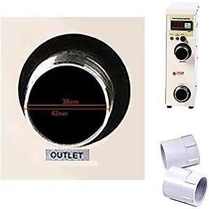 AYCHLG 65000Btu/Hr Up to 10000 Gallons Mini Swimming Pool Heater Thermostat for Swimming Pools, SPA Pools,Bathtubs,In-Ground Pools and Spas Above Ground Inground Pool,Connected to GFCI