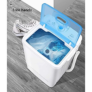 MISMORI Portable Shoes Washing Machine, Portable Shoes Washing Machine, Mini Portable Washing Machine, Smart Lazy Automatic Shoes Washer, For Apartments Camping Dorms Business Trip College Rooms