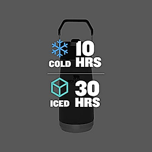 Stanley IceFlow Stainless Steel Water Jug with Straw, Vacuum Insulated Water Bottle for Home and Office, Reusable Tumbler with Straw Leakproof Flip, 17 ounces