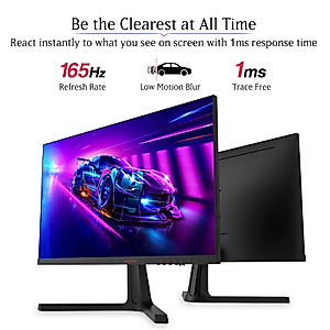 Skytech Archangel Gaming PC Desktop & KOORUI 24 Inch Computer Monitor -FHD 1080P Gaming Monitor 165Hz VA 1ms Build-in FreeSync™, Compatible G-sync, LED Monitors