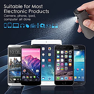 AKARY Screen Cleaner Touchscreen Mist Cleaner, All in One Electronic Cleaner Sprays & Wipe Cleaner, Mini Fingerprint-Proof Screen Cleaner for Phones Pad Laptop Pc Monitors, Effective Cleaning (Black)