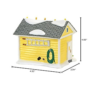 Department 56 Snow Village National Lampoon Christmas Vacation the Griswold Holiday Garage Lit Building, Multicolor, 4.06 Inch, Multicolor