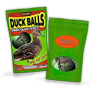 Giant Duck Balls Bath Time Adventure Kit - Funny Gift for Hunters - Duck Hunting Gifts for Men - Stocking Stuffer, Hilarious Gag Gift, Adult Gift Baskets, Dirty Santa, Bath Bomb, Bath Time