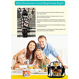 Generic Galaxy Printed Lunch Bags for Kids Insulated Lunch Box Cooler for Adult