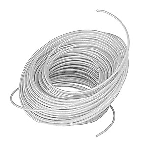 G Trimmer Line Rope Cord Flexible Steel Wire Garden Lawn Mower Accessory 3.0mmx30m G Trimmer Line for Family