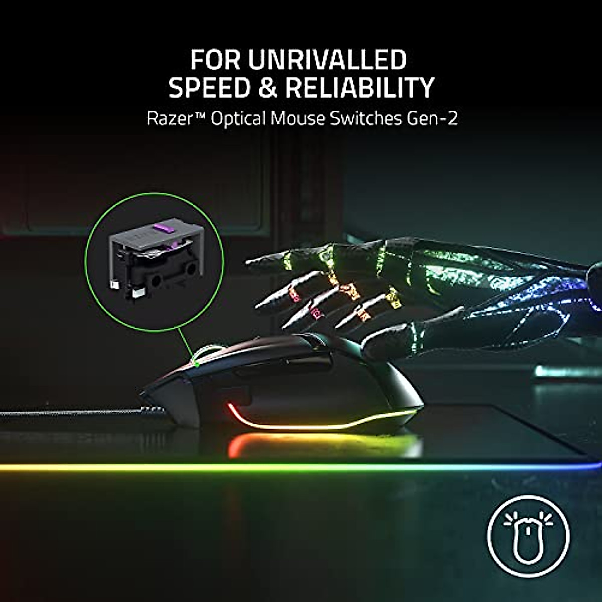 Razer Basilisk V3 - Ergonomic Wired Gaming Mouse