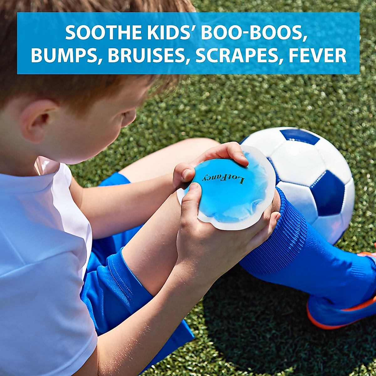 LotFancy Ice Pack for Injuries Reusable, 8 Small Gel Heating Cooling Pads with Cloth Backing, Hot Cold Therapy for Eyes After Surgery, Face, Breastfeeding, Wisdom Teeth, Jaw, Headache, Sinus Relief