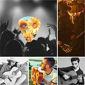 Custom 12-pack Guitar Picks, Personalized 351 Shape Guitar Pick Add Your Own Design Photo Text 0.46mm / 0.71mm / 0.96mm Thin, Medium, Heavy for Electric Guitar Bass