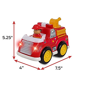 NKOK Junior Racers Lights & Sounds Fire Truck, Multi