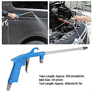 Acouto Pneumatic Cleaning Tool Car Engine Dust Cleaner Tools Auto Water Cleaning Nozzle Hose Wash Spray Universal 1/4'' Inlet