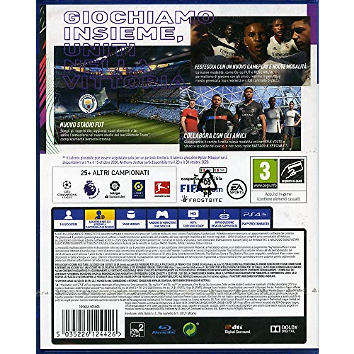PS4 - FIFA 21 - [PAL EU - NO NTSC] [video game] [video game]