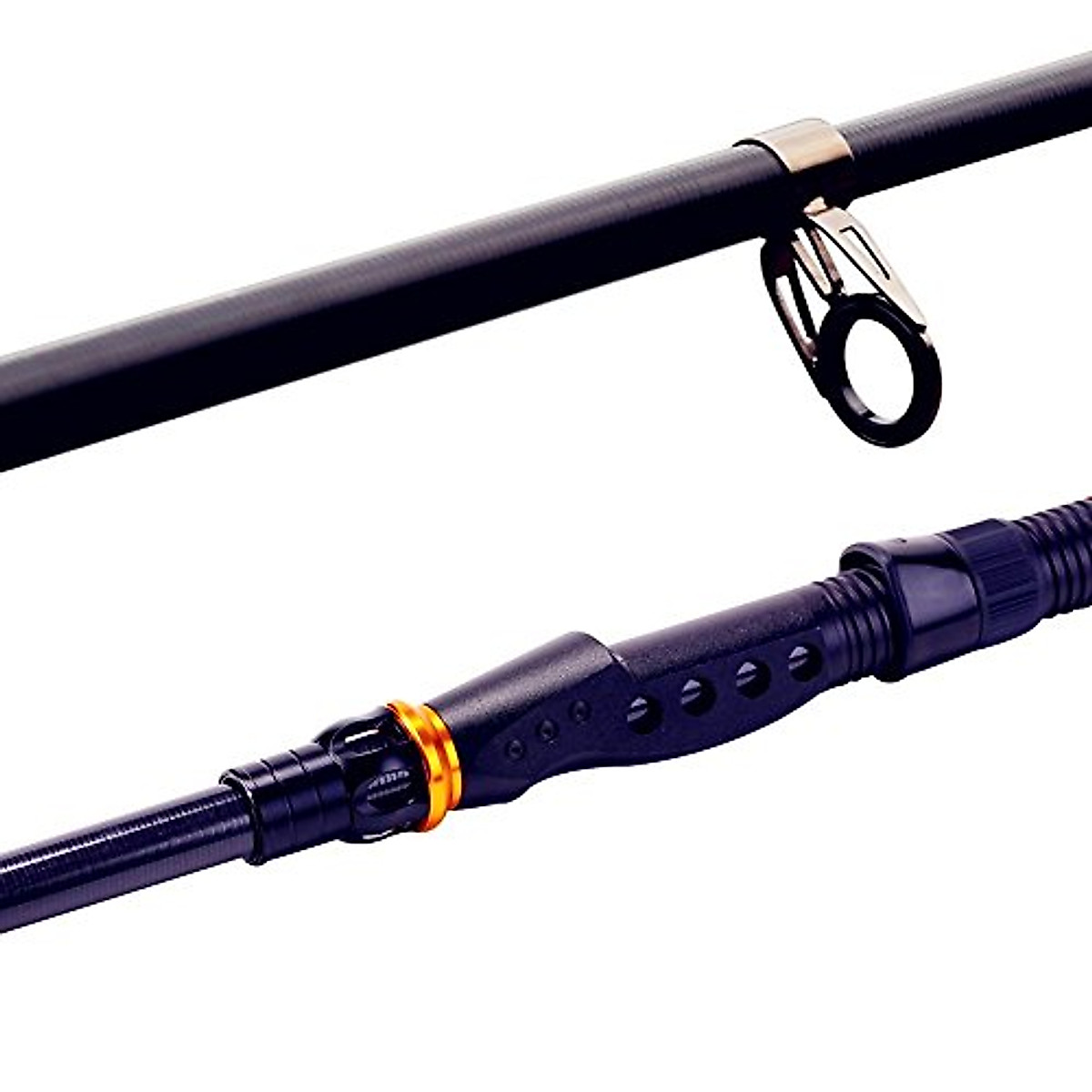 Sougayilang Fishing Rod Graphite Carbon Fiber Portable Spinning Telescopic Fishing Pole for Boat Saltwater and Freshwater