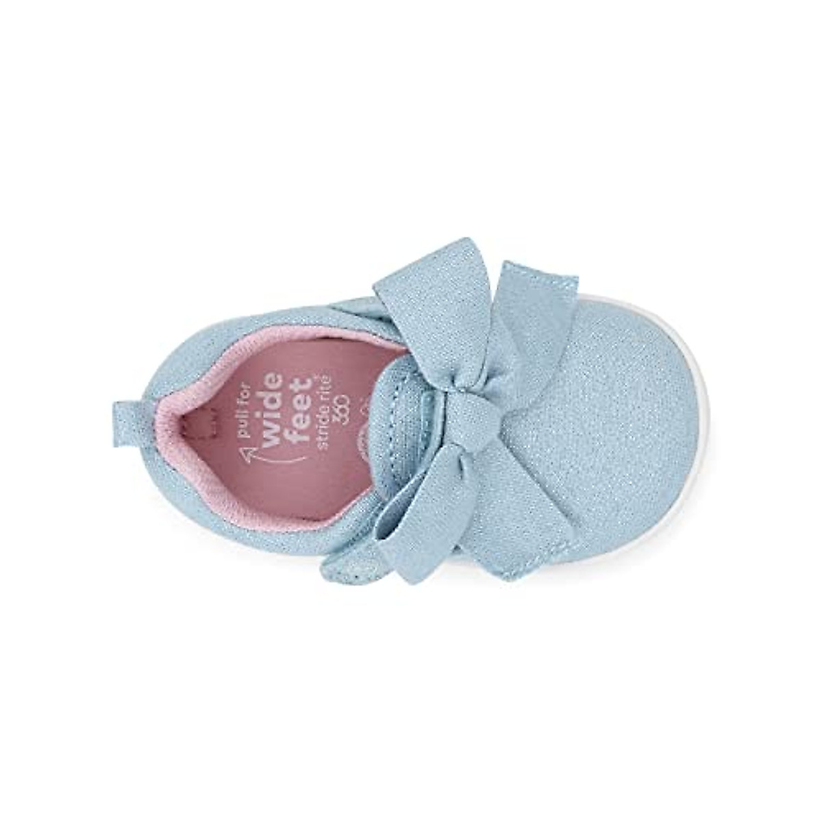 Stride Rite 360 Girls Kamila Mary Jane Flat, Blue, 5 Toddler US