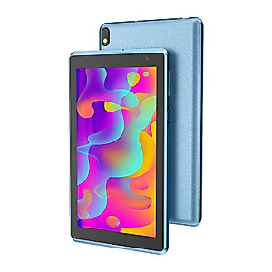 NOVOJOY Tablets 7 inch Tablet, 7” Display, 64 GB ROM, 2GB RAM Quad-Core Processor Android 11 WiFi Tablets Blue.