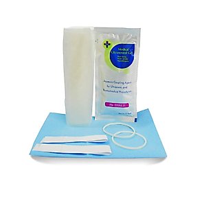 Ultrasound Probe Cover - Transducer Cover Latex-Free Sterile Disposable Large Clear, 6" x 32", Individual Packaging (25 pcs)