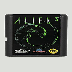 Royal Retro Alien 3 16 bit Game Card For Sega MegaDrive & Genesis System (JAP Shell)