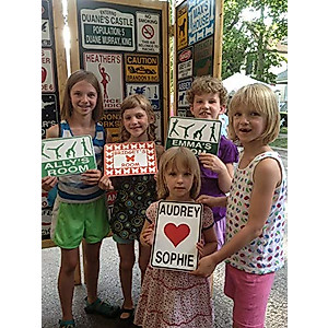 Gymnastics Sign, Personalized for you on solid aluminum, and shipped fast!