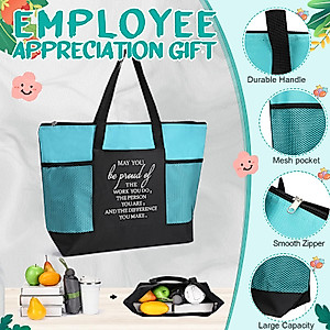 Talltalk 20 Pcs Thank You Tote Bags Bulk for Women Employee Appreciation Team Veterinary Gifts Medical Assistant Week(Multicolor)