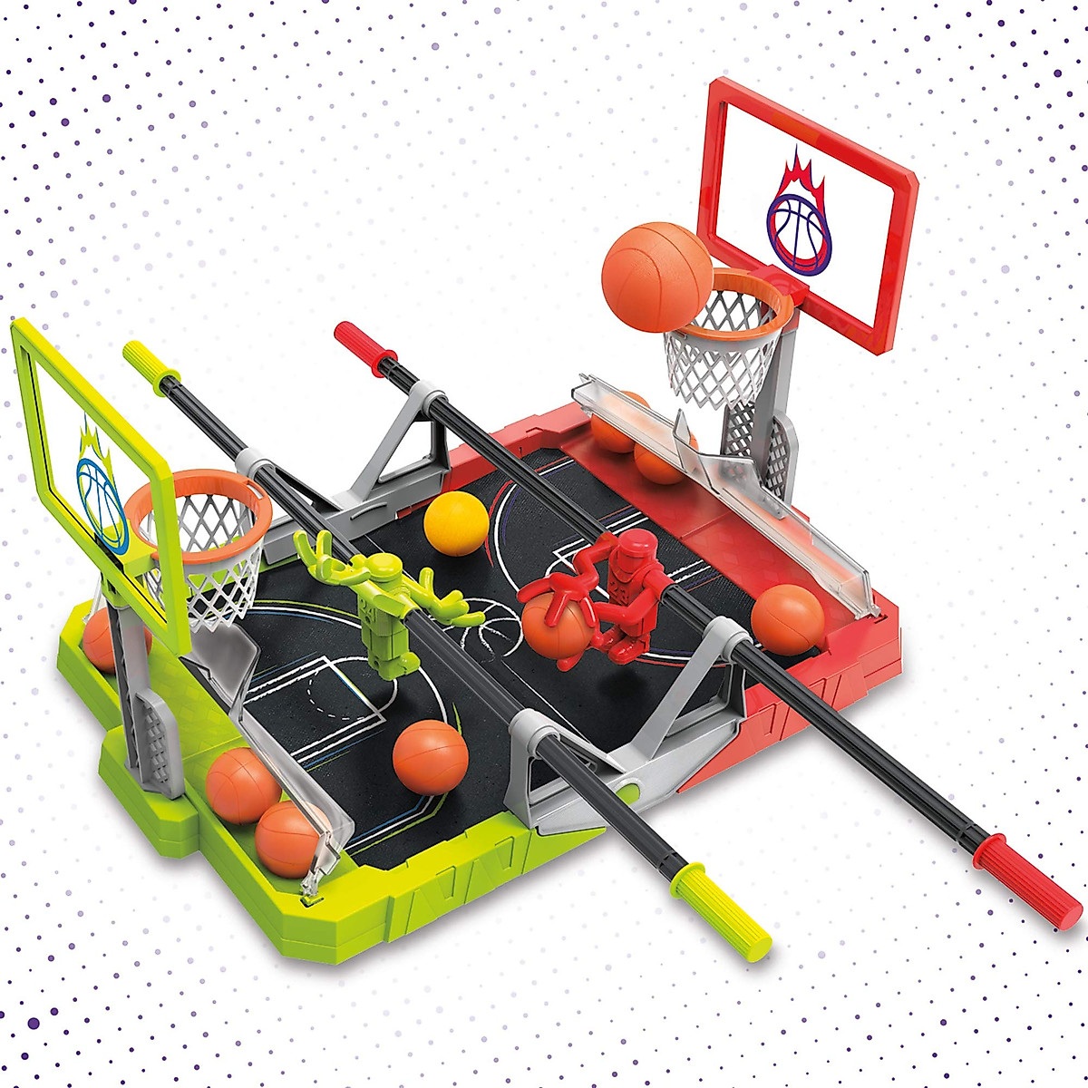 Hasbro Gaming Foosketball, The Foosball Plus Basketball Shoot and Score not searched Tabletop Game for Kids Ages 8 and Up, for 2 Players