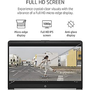 HP 2022 Pavilion Laptop, 15.6" FHD IPS Touchscreen Display, Intel 11th Gen 4-Core i5-1135G7 Processor, 12GB DDR4 RAM 256GB PCle SSD, Intel Iris Xe Graphics, Webcam, HDMI, Windows 11 Home, Silver