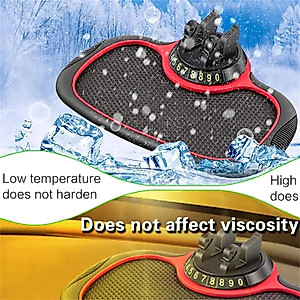 Multifunction Car Anti-Slip Mat Auto Phone Holder, Car Phone Mount Silicone Car Pad Mat, Universal Multifunction Car Dashboard Mat with Phone Holder in Car, for Phones, Keys, Gadgets (1 PC)