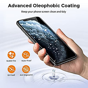 UNBREAKcable Screen Protector for iPhone 11 Pro / iPhone XS / iPhone X 5.8", [2-Pack] [Double Shatterproof Tempered Glass] [Easy Installation Frame] [99.99% HD Clear] [9H Hardness] [Bubble Free] [Case Friendly] [Full Coverage] [ Anti-Fingerprint]
