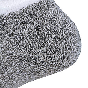 BERING Men's Athletic Cushioned Low Cut Ankle Running Socks, Multicolor, Size 9-12, 6 Pack