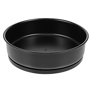 Alipis Rotating Storage Tray Kitchen Organizer Stainless Steel, Turntable Rack 360 Degree Spinning Storage Container Cabinet Organizer