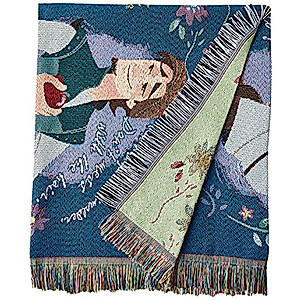 Disney's Princesses, "Storytime Tangled" Woven Tapestry Throw Blanket, 48" x 60", Multi Color