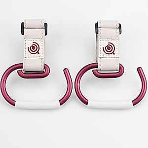 Cabilock Buggy Hook for Stroller Wheelchair Walker Stroller Hooks Bag Hooks for Hanging Diaper Bags Grocery Shopping Bags 2pcs