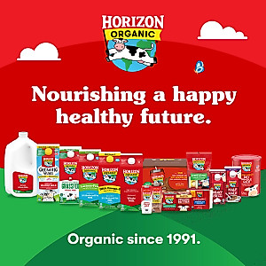 Horizon Organic DHA Omega-3 Milk, DHA 2 Percent Milk, 64 FL OZ Half Gallon Carton