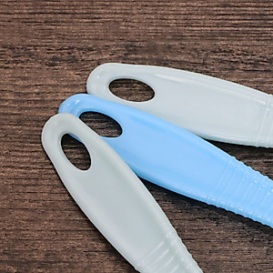 Mini Skater 6Pcs Sponge Cleaning Brush Long Plastic Handle Feeding Bottle Milk Bottle Cleaner Cup Cleaning Brush for Glass Winebottle Coffee Tea Glasses Pot Water Bottle,Random Color