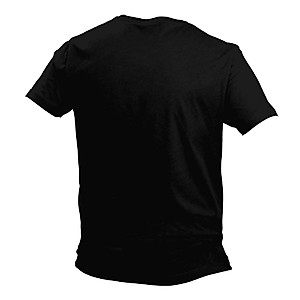 Haase Unlimited Fishing Pole American Flag - Fisherman USA Men's T-Shirt (Black, XX-Large)