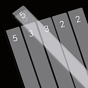 0.08 inch 0.12 inch 0.2 inch Rolling Pin Guide Sticks Set Dough Rolling Strips for Measuring Dough Strips Thickness Non-slip Non-stick Cookie Dough