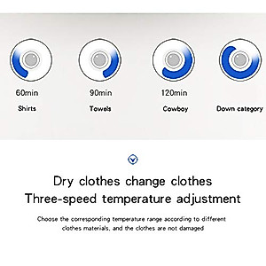 Clothes Dryer Portable Travel Mini Dryer Machine,portable Dryer for Apartments, New Generation Electric Clothes Drying Household Clothes Dryer Clothes Negative Ion Drying Machine