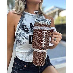 Live Love Gameday® Crystal Football Blinged Out 40 Oz. Tumbler