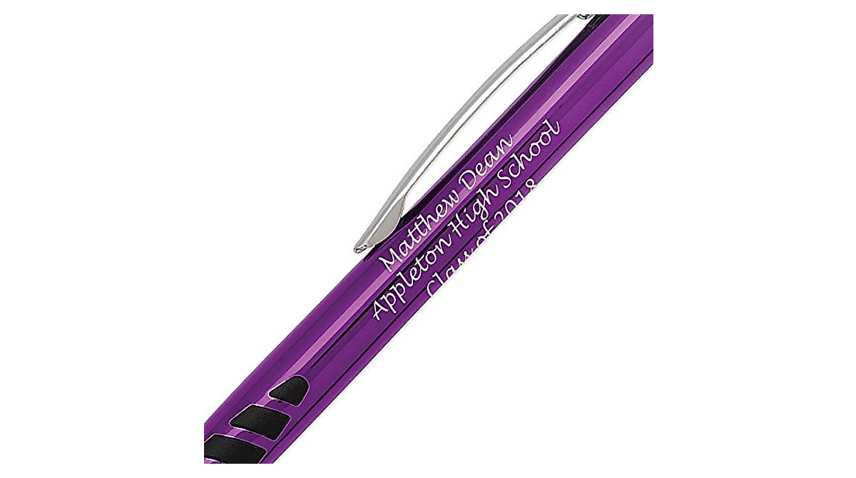Personalized Laser-Engraved Metal Ballpoint Pens