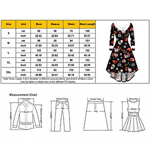 Red Dresses for Women Sexy Santa Christmas Printed Midi Dresses Furry V-Neck A-Line Swing Party Dress Cosplay Costume