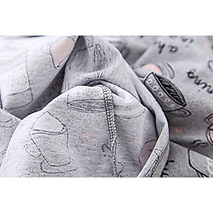 PNAEONG Women Cotton Sleepwear Short Sets Tank&Short Pajamas Sets XTSY208-Coffee-L