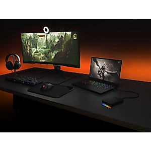 Seagate FireCuda Gaming Hard Drive External Hard Drive 5TB - USB 3.2 Gen 1, RGB LED lighting for PC and Mac with Rescue Services (STKL5000400)