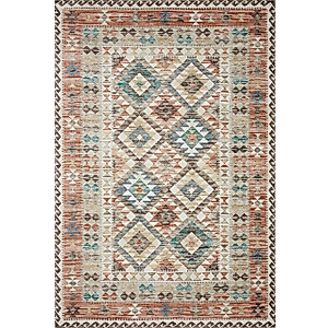 Loloi II Zion Ivory/Multi 7'-6" x 9'-6" Area Rug