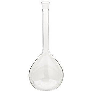 Corning Pyrex Borosilicate Glass Class A Volumetric Flask, 200ml Capacity