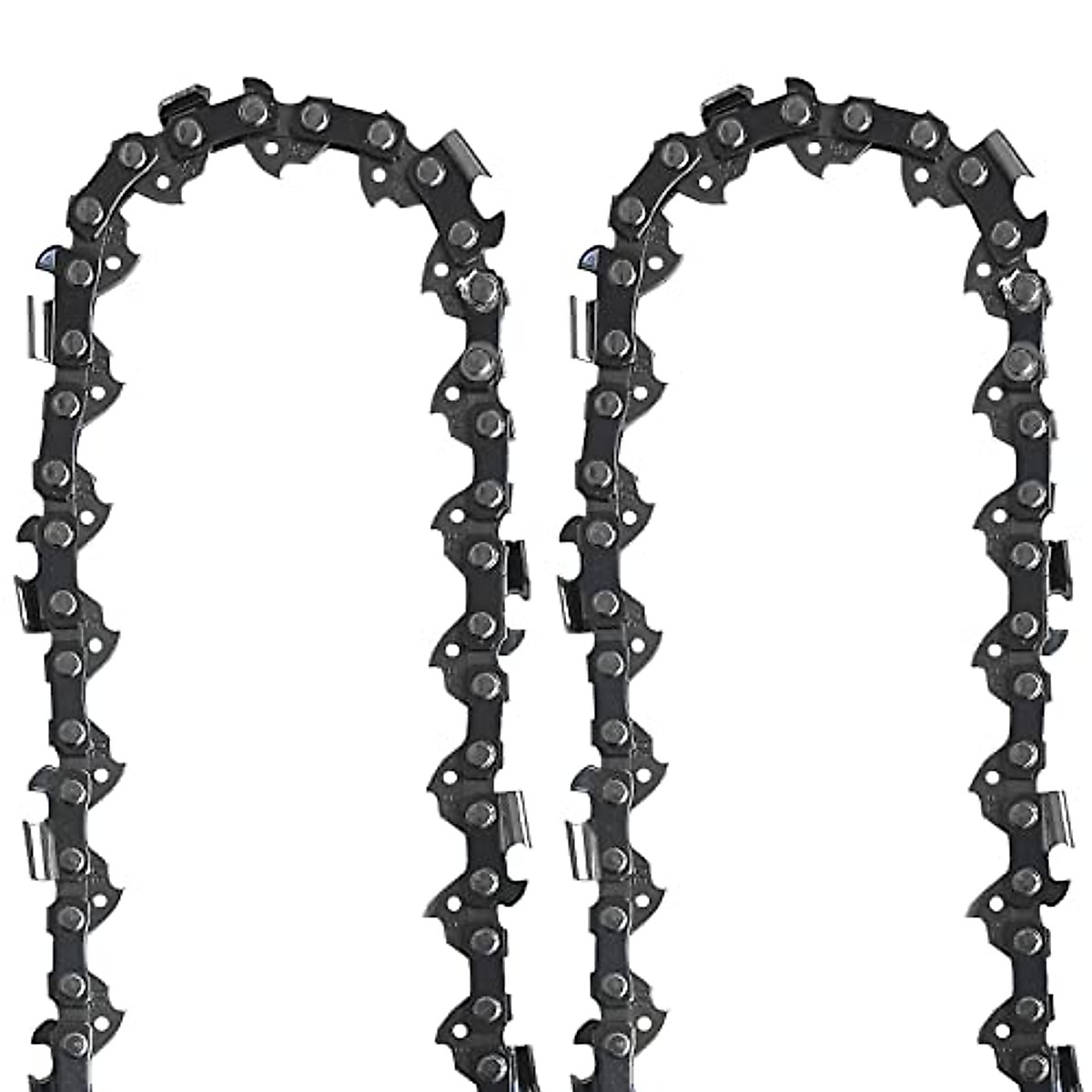 Opuladuo 2PC 8 Inch Replacement Chain for RYOBI P4360 RY43160 P4361, 8 in. Pole Saw Chain for WORX WG349.9 WG349-3/8" - .043" - 33 DL