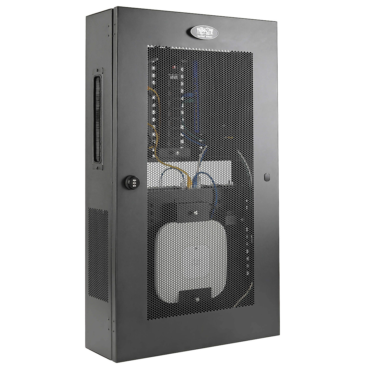 Tripp Lite 5U Smart Rack, Low Profile, Vertical Mounting, Switch Depth Wall Mount Wiring Enclosure, Adjustable Brackets, Wall Rack Enclosure (SRWF10UMOD)