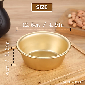 ANKROYU Korean Ramen Noodle Pot, Lightweight Aluminum Hot Pot for Soup and Noodles, Fast Heating Cooking Pot, Non-Stick Traditional Cooking Pot for Open Fire & Electric Stove (Rice Wine Bowl)